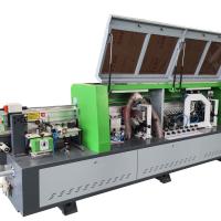 China 10.3kW Auto Edge Bander Machine for MDF PVC Wood - 18-24m/min Speed, 10-60mm Thickness Range for sale