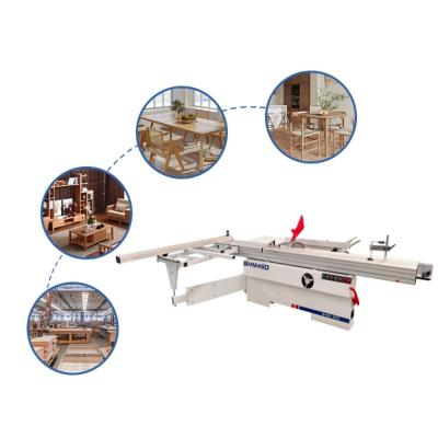 China BHM45D Industrial Sliding Panel Saw 3200mm Table 5.5KW Motor 650KG Frame for Woodworking for sale