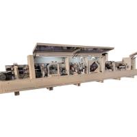China Automatic Straight Edge Banding Machine 25kW 28m/min Pre-Milling Corner Rounding for Wood Furniture for sale