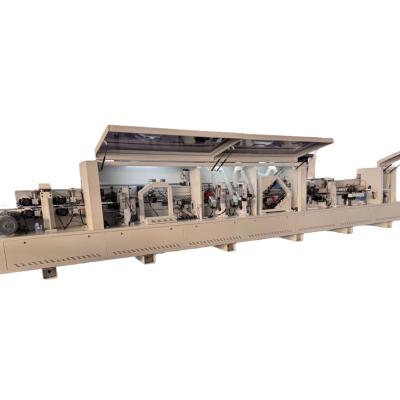 China Automatic Straight Edge Banding Machine 25kW 28m/min Pre-Milling Corner Rounding for Wood Furniture for sale