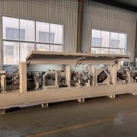 China Intelligent Straight Line Edge Banding Machine 25m/min 380V for Laminated Cabinet Panel Sealing for sale