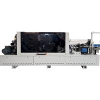 China Industrial Edge Banding Machine 9 Stations 32m/min Double Trimming Wood Panel Edger for sale
