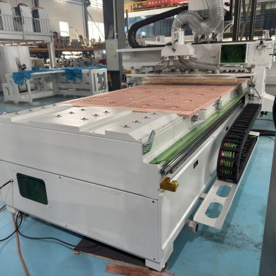 China 1330A CNC Nesting Router 9kW ATC with Loading Table for Wood Panel Processing for sale