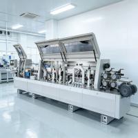 China Fully Automatic 8 Function Edge Banding Machine 6700x750x1500mm 15.8kW for PVC Woodworking for sale