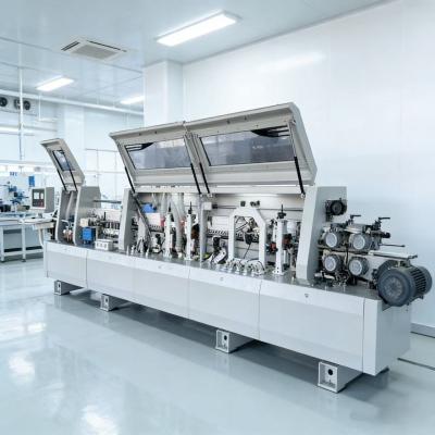 China Fully Automatic 8 Function Edge Banding Machine 6700x750x1500mm 15.8kW for PVC Woodworking for sale