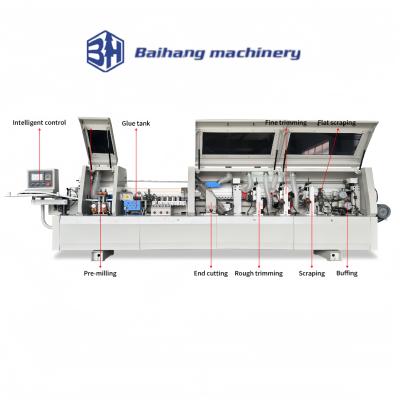 China BHM388Y Three Speed Automatic Edge Banding Machine with Pre Milling 13.5kW 18-24m/min for sale