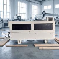 China Compact Automatic Edge Banding Trimming Machine 7KW Woodworking Equipment for sale