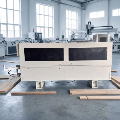 China Compact Automatic Edge Banding Trimming Machine 7KW Woodworking Equipment for sale