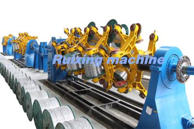 China 500 fork strander for stranding Cu, Al wires and ACSR, armoring and Cu screening the cable for sale