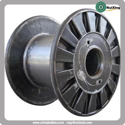 China Metal cable puller wire drum bobbin custom mild steel wire spool cable steel wire drum for sale