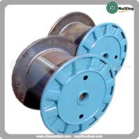 China Metal cable puller wire drum bobbin custom mild steel wire spool cable steel wire drum for sale