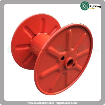 China Reel with single wall rimmed flange in pressed steel for Copper and aluminium single wire for sale