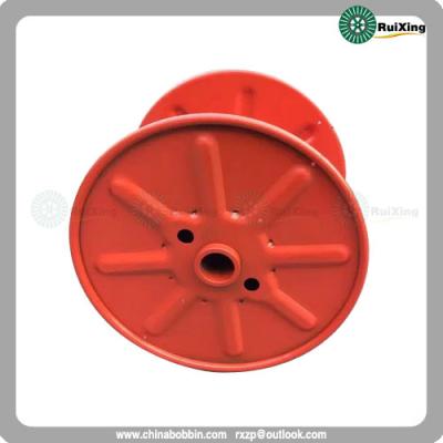 China Reel with single wall rimmed flange in pressed steel for PP wire for sale