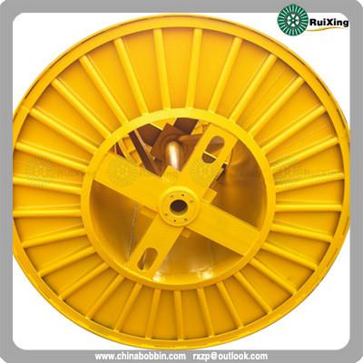 China Corrugated reel for process Large size reel with flanges obtained from corrugated plate for sale