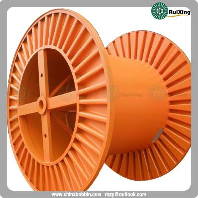 China Big steel corrugated spool for cable machine Corrugated steel spool for wire stranding for sale