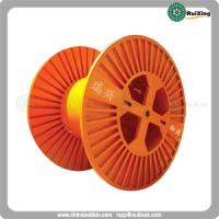 China Large size reel with flanges obtained from corrugated plate Great quality steel metal drum for sale
