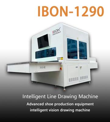 China Intelligent Line Drawing Machine 3kW for Shoe Upper with 0.2mm Accuracy and 3000-5000 PCS/Hour Capacity for sale