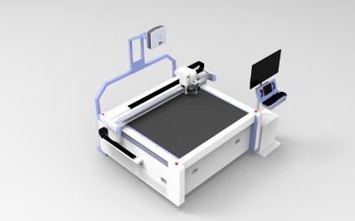China IB-ST-1509 Automatic Intelligent Cutting System with 1600x1600mm Work Area and 0.1mm Accuracy for Footwear Fabric for sale