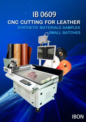 China IB0609 High-Precision CNC Knife Cutting Machine 600x900mm Vacuum Table for Leather Footwear for sale
