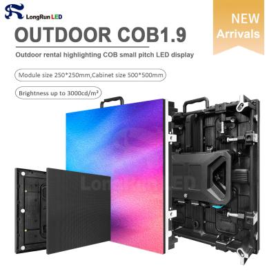 China Small Pitch P1.984 COB LED Display Outdoor Advertising Led Screen Panel for sale