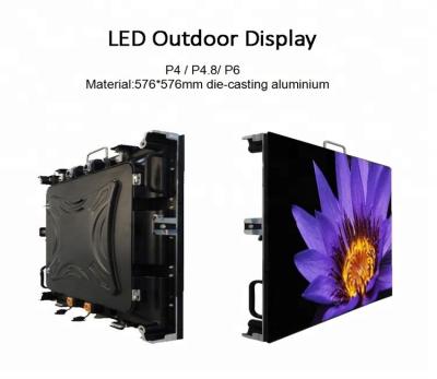 China ​PH4 PH4.8 PH6 Stage Background Outdoor Rental LED Display High Brightness for sale