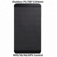 China Vertical Outdoor Fixed LED Display Roadside Billboard With Smart Wifi 3G And 4G for sale