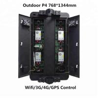 China Vertical Outdoor Fixed LED Display Roadside Billboard With Smart Wifi 3G And 4G for sale