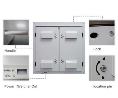 China Commercial Rental LED Video Wall Display Board 1/2 Scan Method 2 Years Warranty for sale