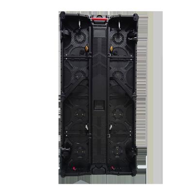 China Pure Black Full Color LED Rental Display With 500*1000mm Magnesium Alloy Cabinet for sale