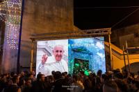 China Custom Size 1RGB 6mm Led Screen , Stage Background Led Display Big Screen for sale