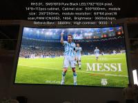 China Pure Black Lamp Indoor Rental LED Display P3.91 For Banks / Schools for sale