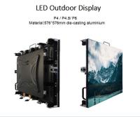 China Durable P4 Outdoor Led Display , Led Backdrop Screen Rental 1/8 Scanning for sale