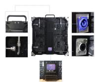 China RGB HD P3.91 Indoor Rental LED Display 1000cd/Sqm Brightness Fast Assembly for sale