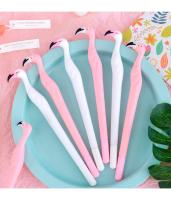 China 0.5mm Office Flamingo Gel Pen Black Ink Fashion Cartoon Neutral Gift Pen for sale