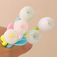 China 0.5mm Creative Silicon Gift Gel Pen Sun Color Changing Tulip Shape Neutral Pen for sale
