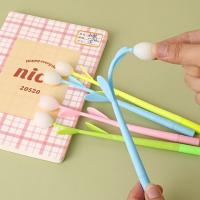 China 0.5mm Creative Silicon Gift Gel Pen Sun Color Changing Tulip Shape Neutral Pen for sale