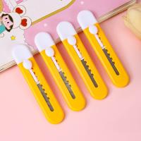 China Small Cute Utility Knife Mini Paper Cutter With Safety Lock For School Handwork for sale