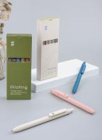 China Creative Aesthetic Roller Ball Pen 0.5mm Fast Dry Fine Point Plastic Gel Pen for sale