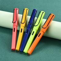 China Colorful Plastic Signature Pen Matte School Gel Pens Promotion Gifts Custom Logo for sale