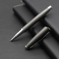 China Matte Business Gift Roller Ball Pen 0.5mm Signature Pen Metal Gel Pen Custom Logo for sale