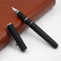 China Black Business Roller Ball Pen 0.5mm Neutral Pen Metal Signature Pen for sale