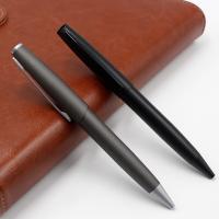 China Metal Matte Twist Signature Pen 1.0mm Business Office Bullet Ball Pen for sale