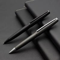 China Metal Matte Twist Signature Pen 1.0mm Business Office Bullet Ball Pen for sale