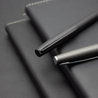 China Metal Matte Twist Signature Pen 1.0mm Business Office Bullet Ball Pen for sale