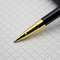 China 0.5mm Metal Roller Ball Pen Business Gift Advertising Neutral Pen With Cap for sale