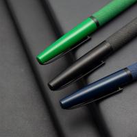 China Retractable Twist Metal Ballpoint Pen 1.0mm Fluent Business Signature Pen For Gift for sale
