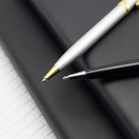 China Advertising Hotel Metal Ballpoint Pen Twist Slender Ball Pen With Custom Logo for sale