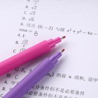 China Colorful Plastic Press Gel Pen Steel Ball Pen Clip Promotional Neutral Pen for sale