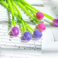 China Flower Design Tulip Color Changing Neutral Pen 0.38mm Office School Gift Pen for sale