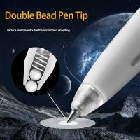 China Time Capsule Press Mute Fast Dry Gel Pens 0.5mm Double Bead Tip Neutral Pen for sale